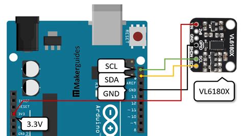 vl6180x distance sensor with arduino