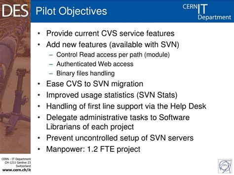 Ppt Svn Pilot Cvs Replacement Powerpoint Presentation Free Download Id3657590