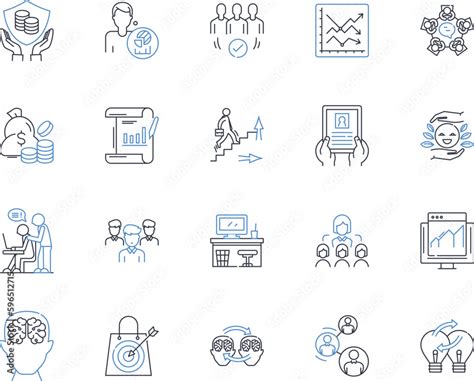 Policy Line Icons Collection Regulation Governance Directive Mandate Compliance