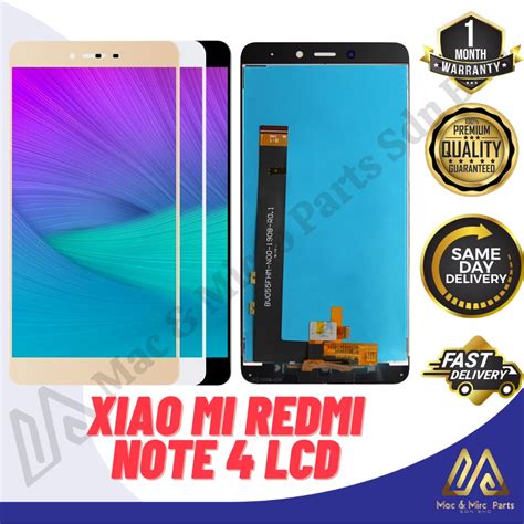 Original For Xiaomi Redmi Note LCD FULLSET Dispaly Touch Screen Digitizer READY STOCK