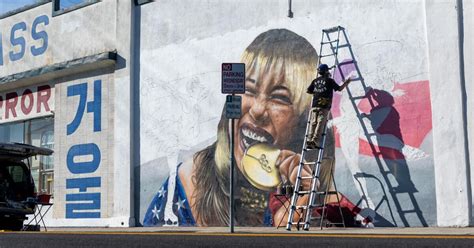 Olympic Gold Medalist Skater Alysa Liu Inspires New Mural In Gardena