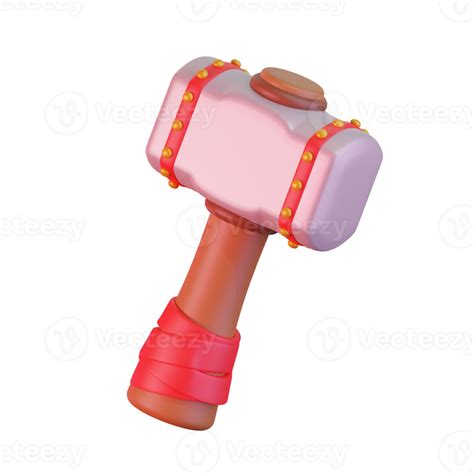 Hammer Game Assets 3d Illustrations 27049354 Png