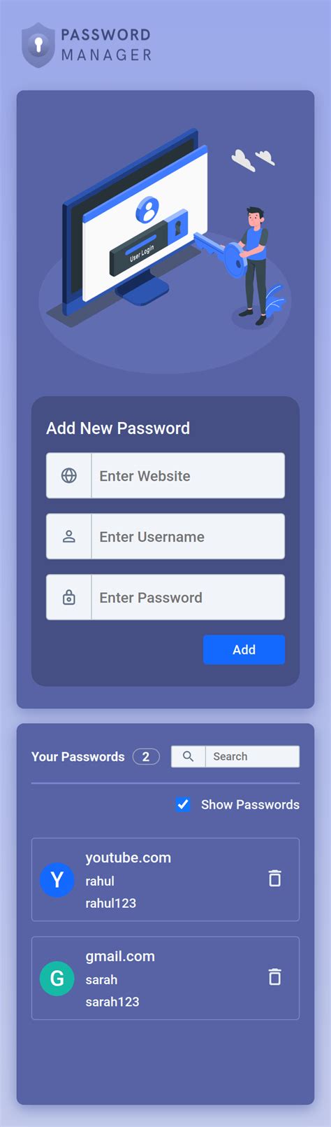 GitHub Chandupaila Password Manager