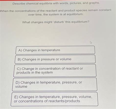 Solved When The Concentrations Of The Reactant And Product