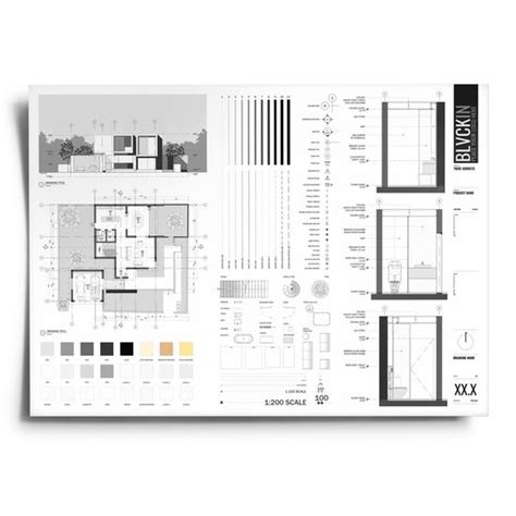 20 Free Project Boards Templates Pack Architecture Portfolio Layout Architecture Portfolio