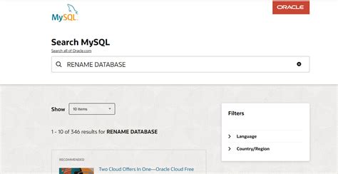 MySQL 데이터베이스명 변경하기 기능은 없다 RENAME DATABASE 리눅스서버