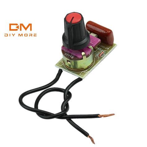 DIYMORE 100W Módulo Dimmer Com Interruptor De Velocidade Do Regulação Módulo Diy Kit Componentes