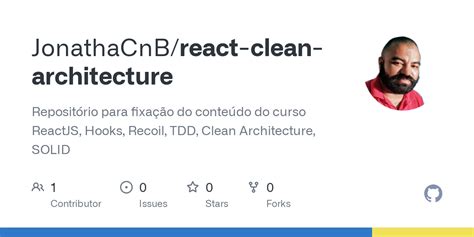 Github Jonathacnbreact Clean Architecture Repositório Para Fixação Do Conteúdo Do Curso