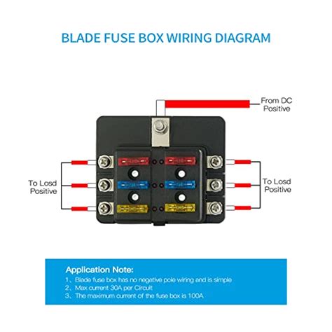V Fuse Box Soyond Way Blade Fuse Block With LED Warning Indicator Circuits Fuse Box