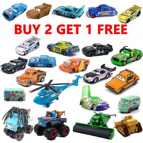 Disney Pixar Cars Lot Lightning Mcqueen Diecast Model 155 Toys