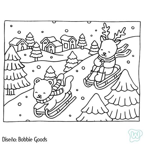 Bobbie Goods Christmas Para Colorir Imprimir Pdf Gratuita 60