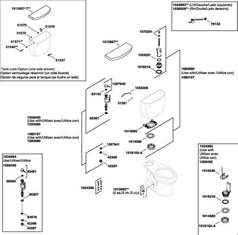 Kohler Toilet Parts Diagram