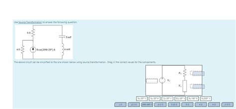 Solved Use Source Transformation To Answer The Following Chegg