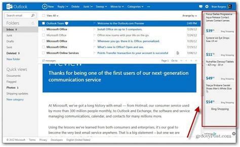 Outlook Com Is Revamped Web Mail From Microsoft