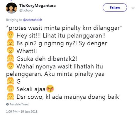 Cuitan Kalau Cewek Jadi Wasit Ini Receh Tapi Kocak Abis