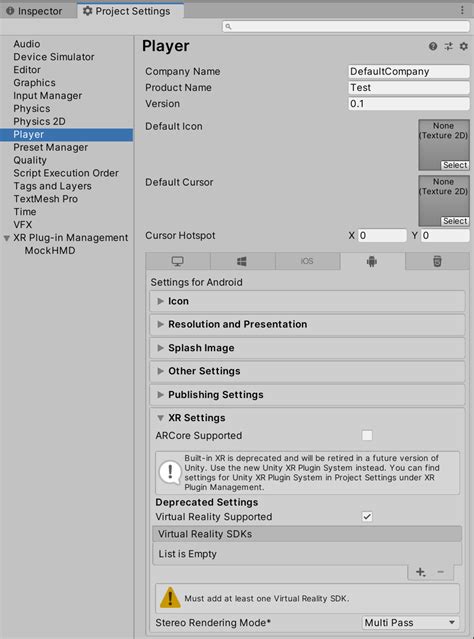 C Setting Stereo Rendering Mode In Unityoculus Stack Overflow