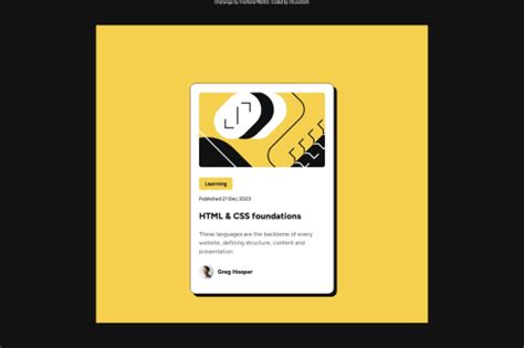 Frontend Mentor Responsive Blog Preview Using Cssflexbox Coding Challenge Solution