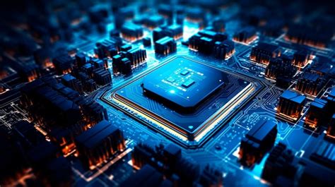 Premium Ai Image Electronic Circuit Board Close Up Generative Ai