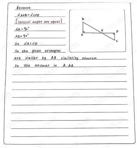 Solved Which Similarity Theorem Can Be Used To Prove That Ther Csas D Solved Which Similarity Theorem Can Be Used To Prove That Ther Csas D