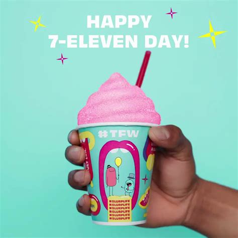 Happy 7 Eleven Cusomters