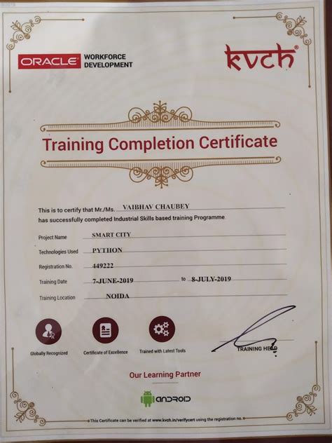 Vaibhav Chaubey On Linkedin Completed Pythontraining Kvch