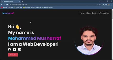 Mohammed Musharraf R On Linkedin Learningjourney Webdevelopment