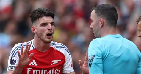 Audio Of Declan Rice Red Card Released As Howard Webb Makes Feelings Clear On Call