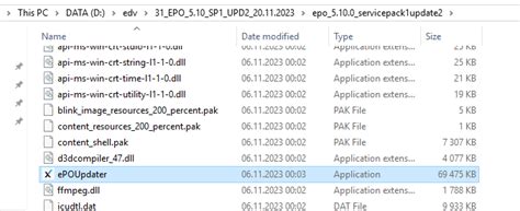 Mcafee Trellix Epo 5 10 Sp1 Upd2 Update 2 Installation Cve 2023 5444 Risk High And Cve 2023
