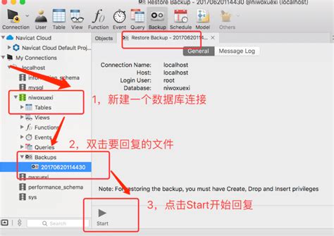Navicat Premium实现mysql数据库备份 还原 字节悦动 博客园