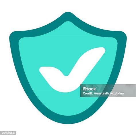 방패에 체크 표시 진드기 보호 바이러스 백신 개인 데이터 개인 정보 기밀 방어 파란색 해킹 무단 액세스로부터 보호 벡터 일러스트 레이 션 고급에 대한 스톡 벡터 아트 및