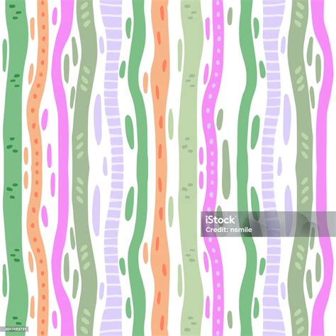 Vector Hand Drawn Stripes Background Stock Illustration Download