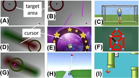 Typical Visual Displays Of Different Exercises Or Games The Associated