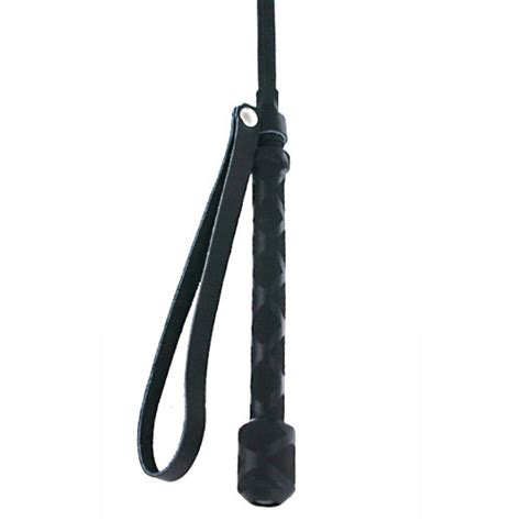 Strict Leather Heart Tip Riding Crop Bondage Whip Bdsm Black Master Slave Ab835 Free Discreet