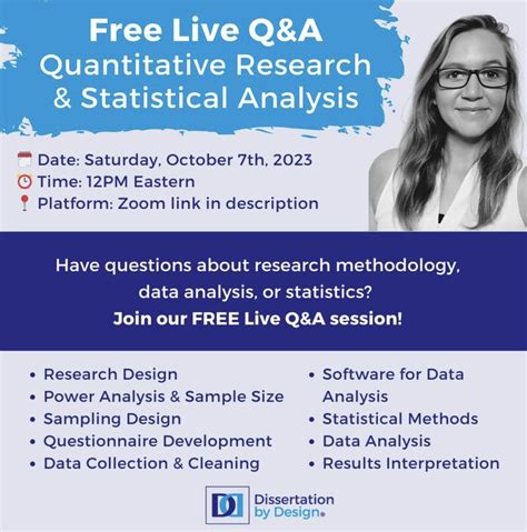 Dissertation By Design On Linkedin Free Live Qanda Session Quantitative