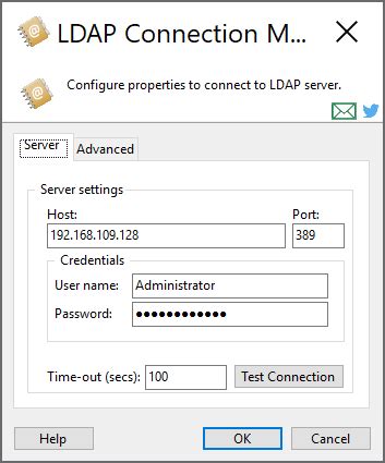 LDAP Connection COZYROC