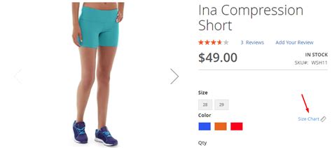 How To Display Size Chart Buttons In Magento 2 Mageplaza