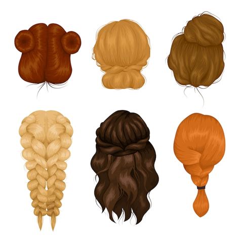 Hair Clip Art Vectors And Illustrations For Free Download Freepik