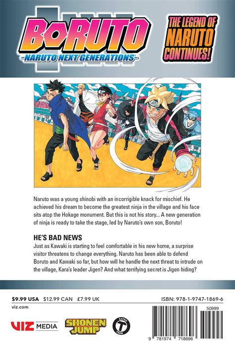 Boruto Volume 10 Ukyo Kodachi Masashi Kishimoto