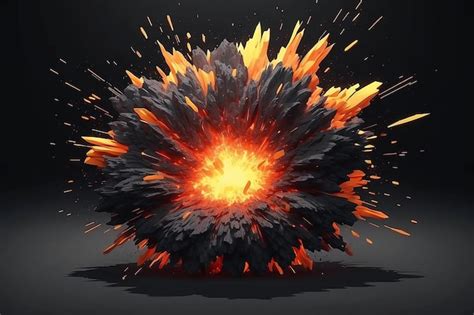 Premium Photo Lava Background Explosion Video Animation
