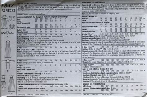 Simplicity 1347 Misses Fantasy Costume Pattern Sexy Etsy