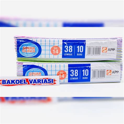 Jual Pcs Buku Kotak Besar Sidu Sq14 Isi 38 Lembar Random Cover