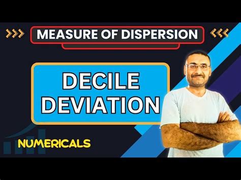 Free Video Decile Numericals Measure Of Dispersion In Statistics From Gautam Varde Class