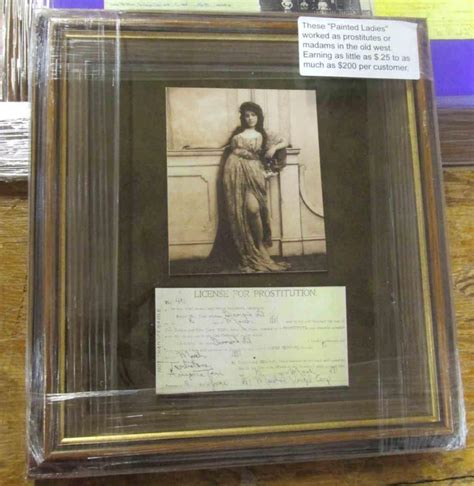 Lot License For Prostitution Painted Ladies Print