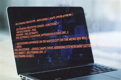 Premium Photo Multi Exposure Of Abstract Programming Language Hologram On Computer Background