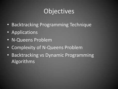 Backtracking Algorithm Pptx Games And Puzzles Hobbies And Interests