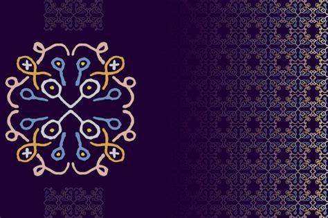 Premium Vector Modern Batik Background