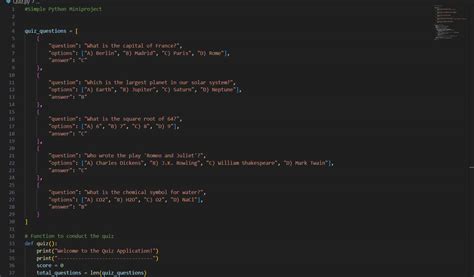 Anaina Salim On Linkedin Python Programming Codingprojects Quizapp