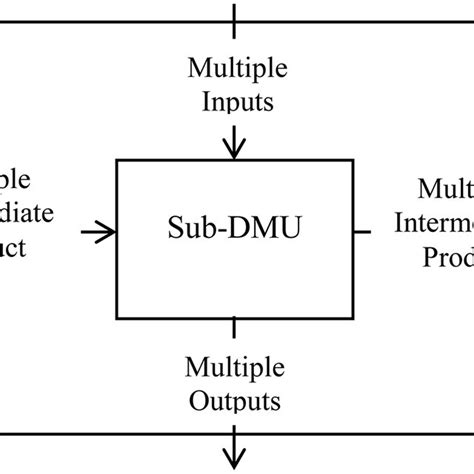 A Typical Network Dea Dmu Download Scientific Diagram