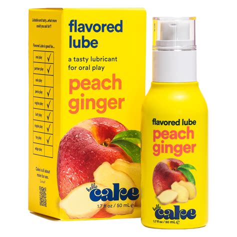 Hello Cake Peach Ginger Flavored Lube Delivered In As Fast As 15