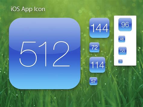 Retina Ios App Icon Template Psd